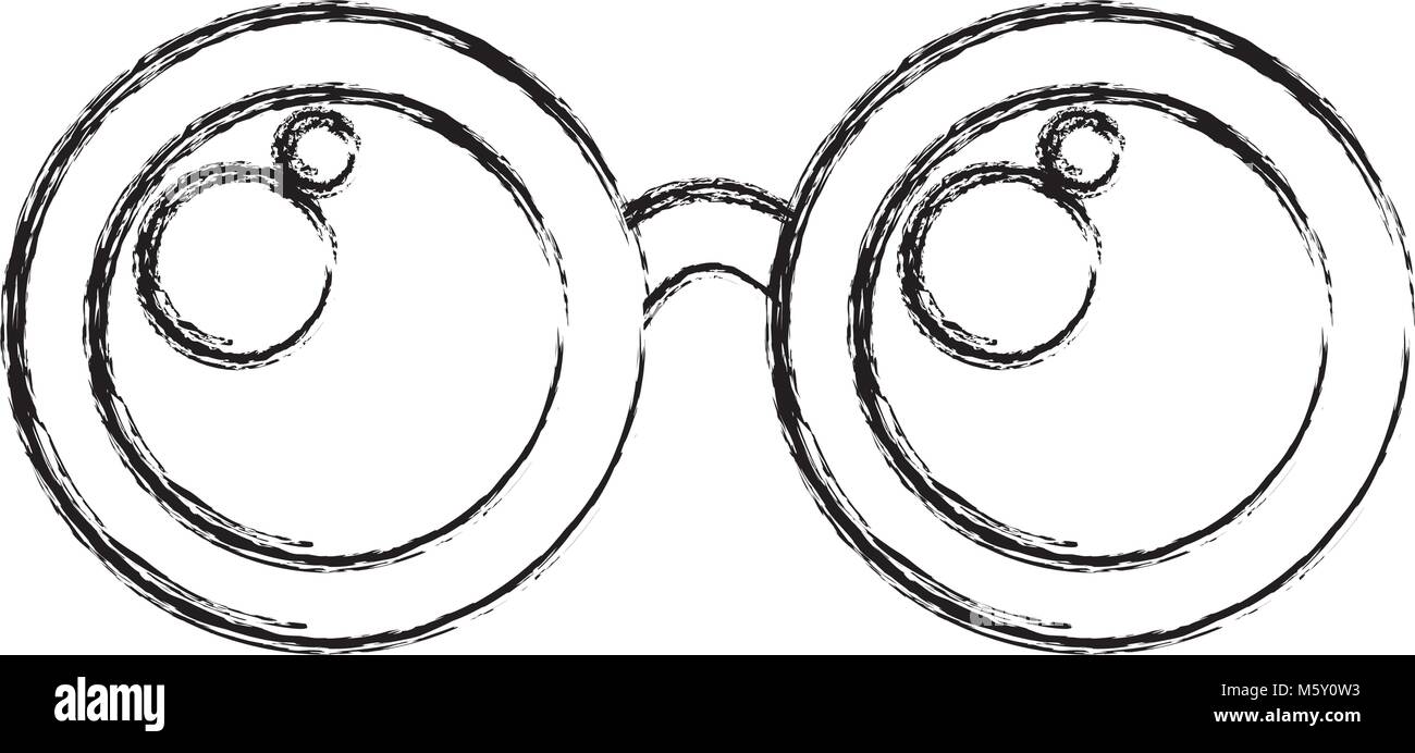 round glasses vector Stock Vector Image & Art - Alamy