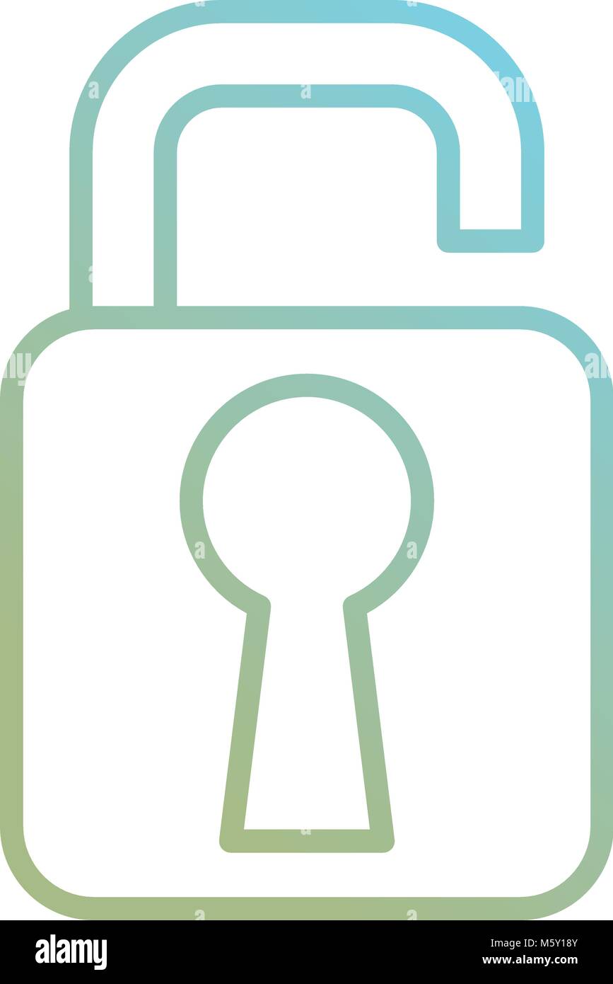 safe secure padlock icon Stock Vector Image & Art - Alamy