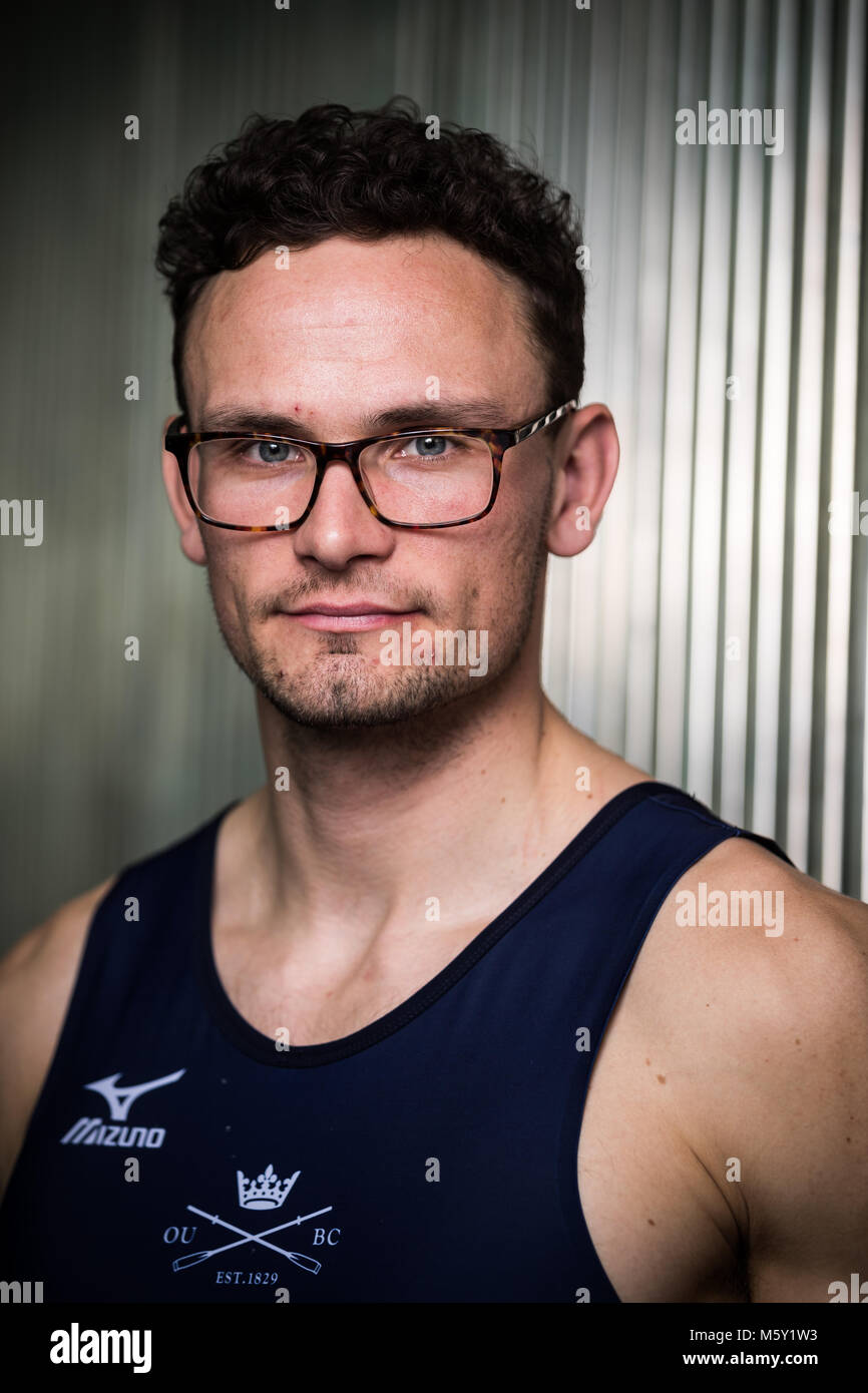 Oxford's Joshua Bugajski during the Boat Race crew announcement and ...
