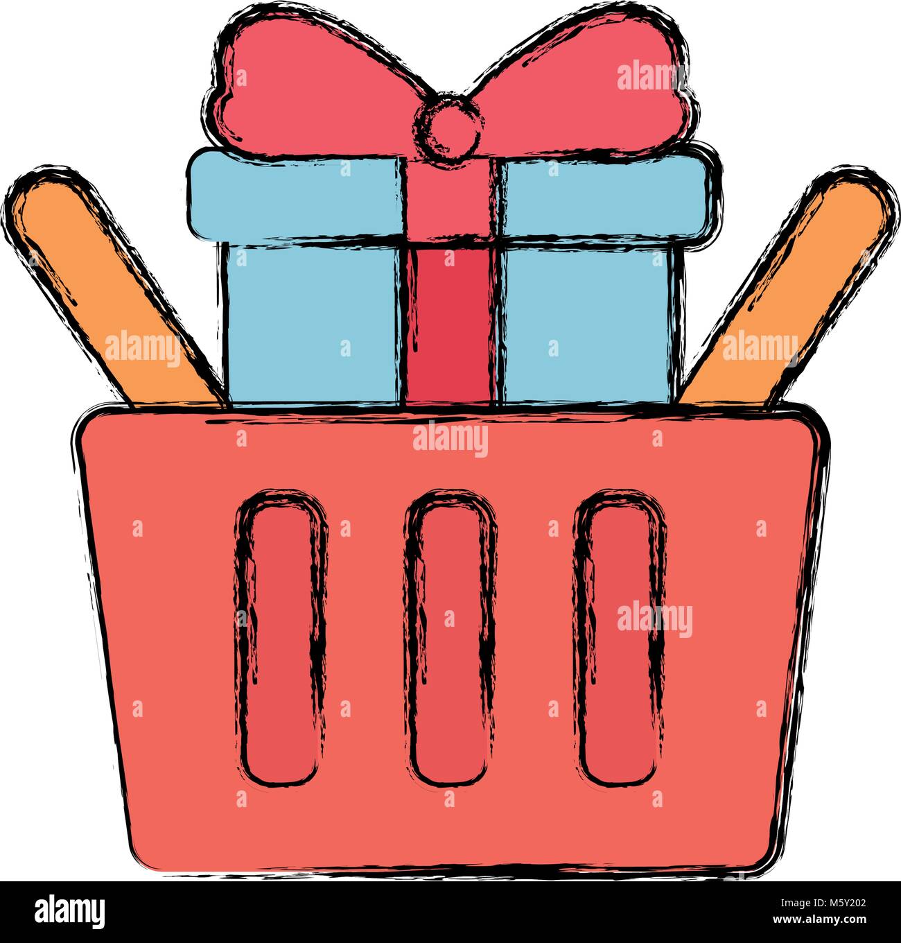 shopping basket design Stock Vector Image & Art - Alamy