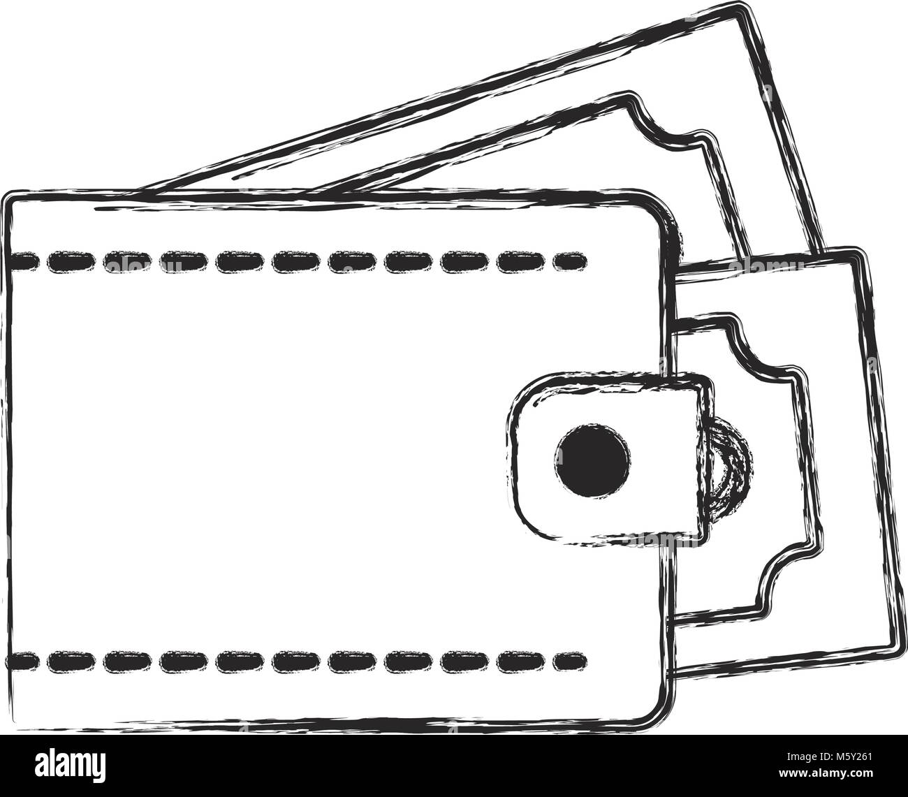 wallet vector illustration Stock Vector Image & Art - Alamy