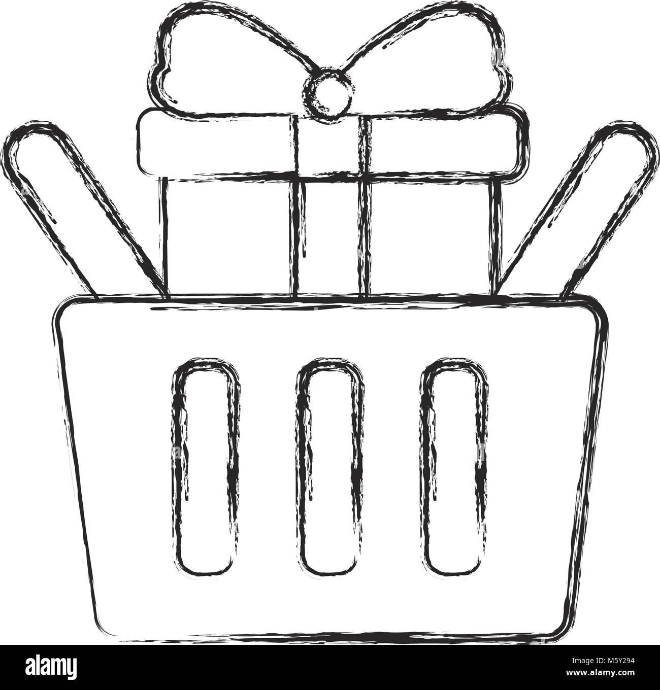 shopping basket design Stock Vector Image & Art - Alamy