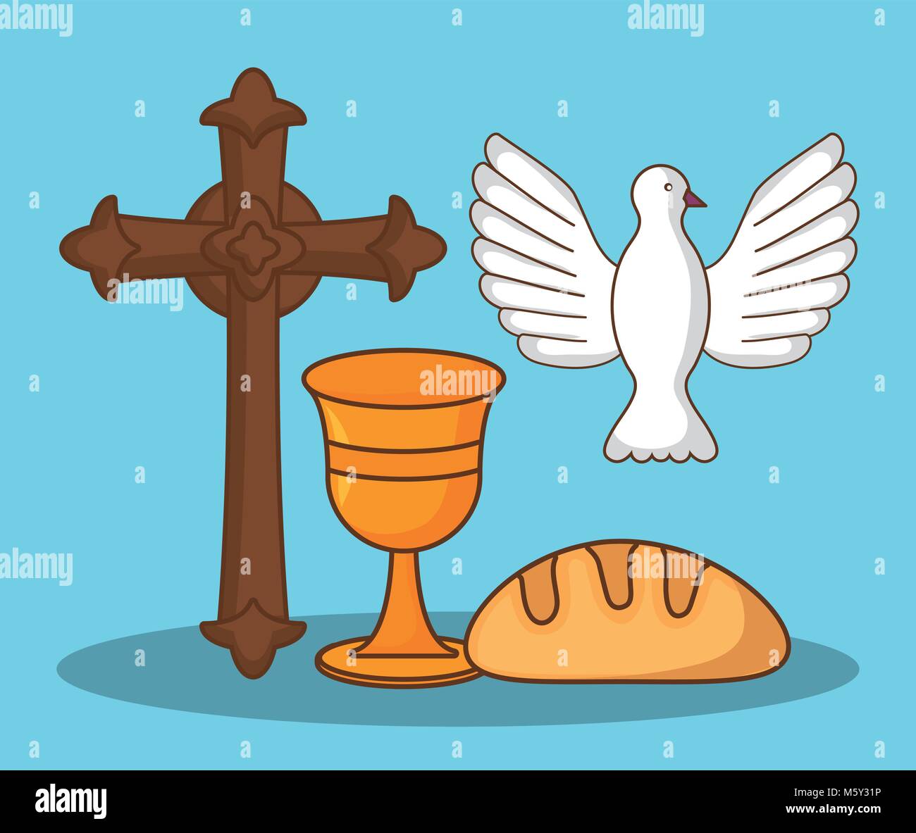 Traditional easter dove Stock Vector Images - Alamy
