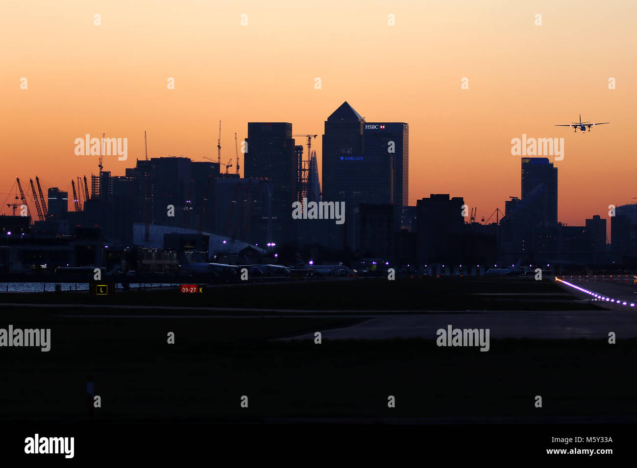 London City Airport Stock Photo - Alamy