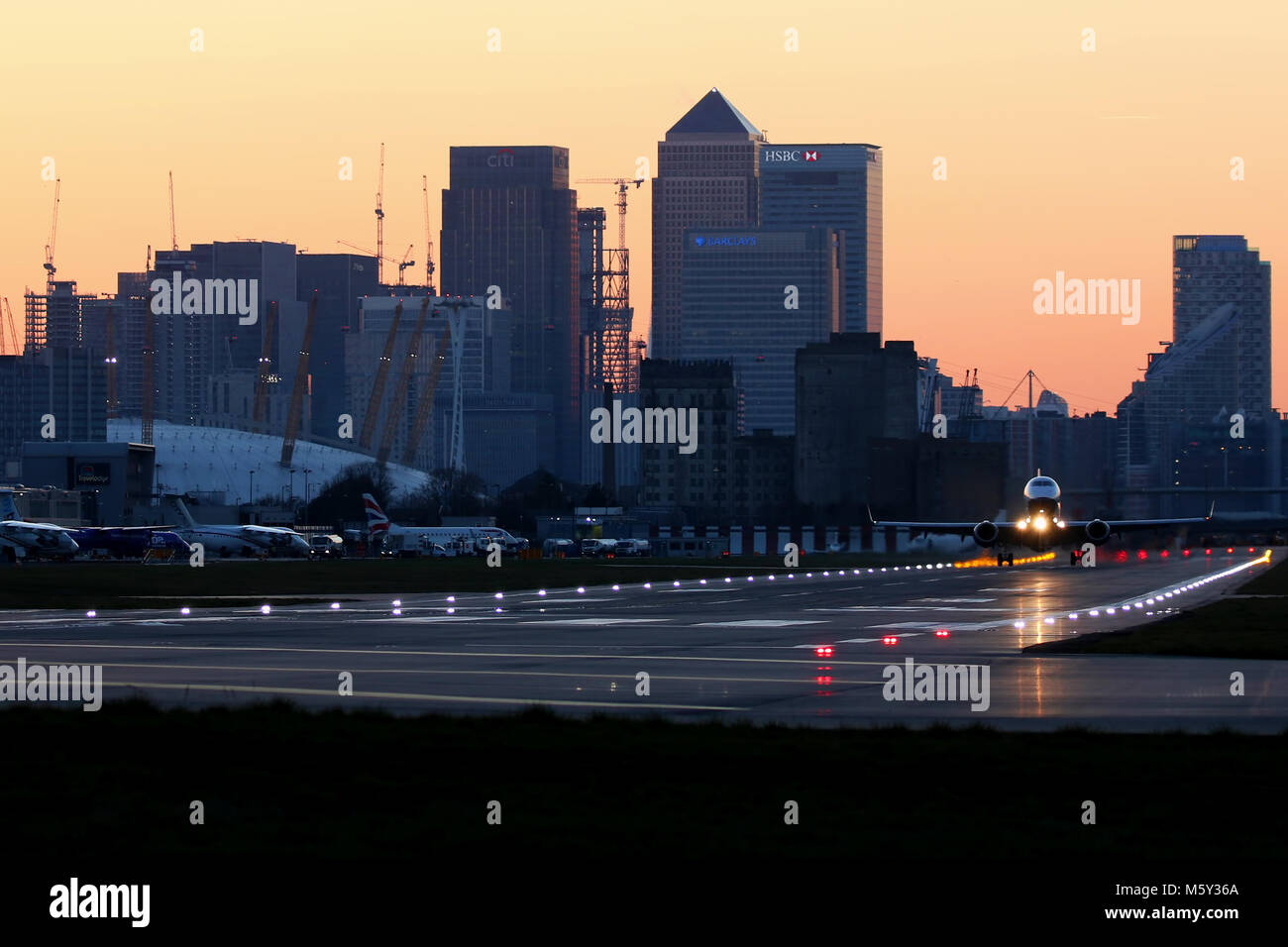 London City Airport Stock Photo - Alamy