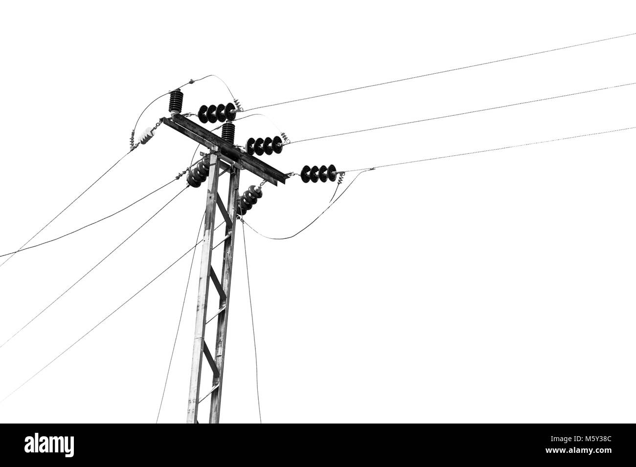 in australia the concept of power line with electrical pole in the ...