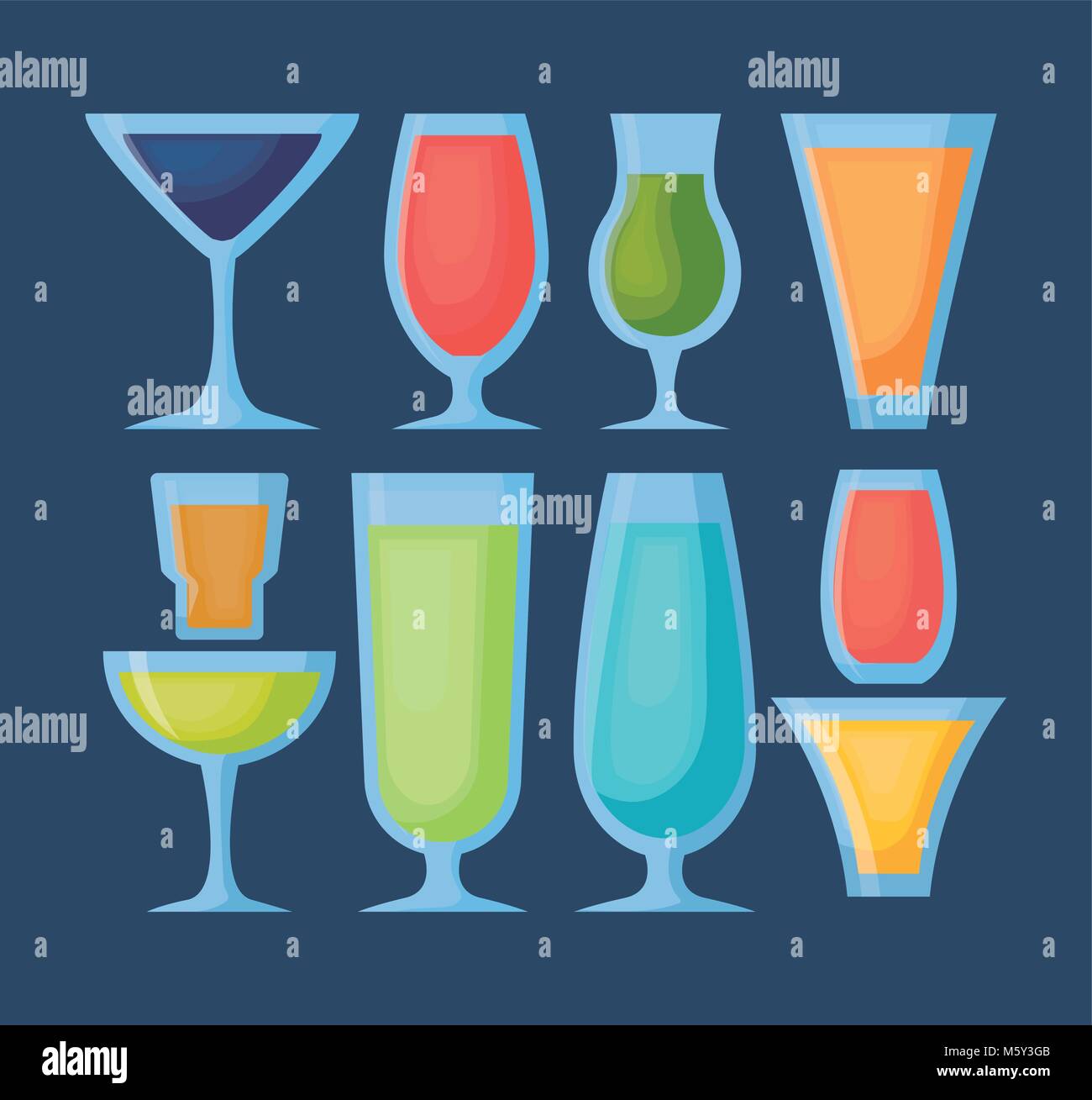 Cocktails drinks design Stock Vector Image & Art - Alamy