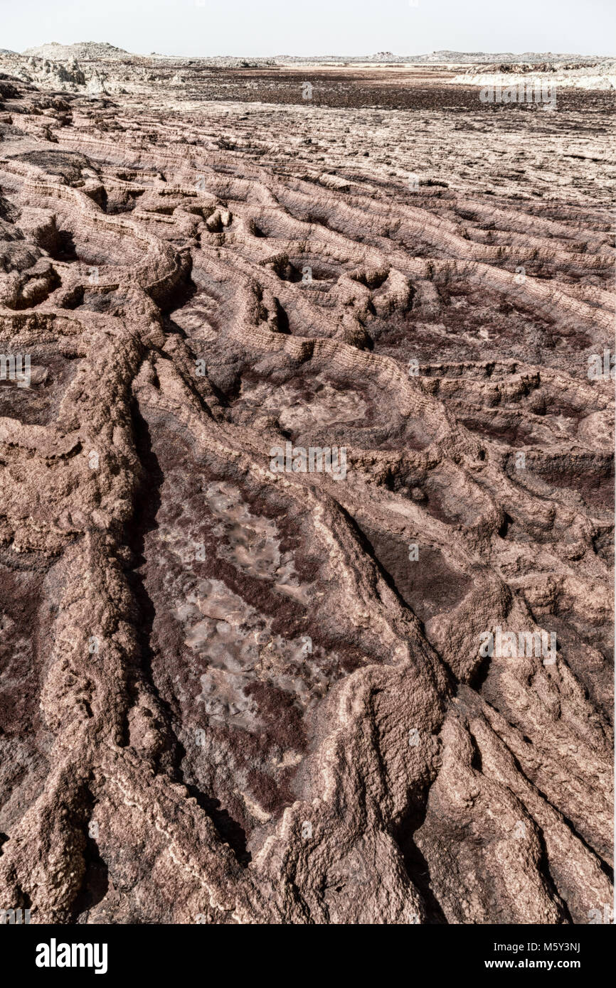 in danakil ethiopia africa the volcanic depression of dallol Stock ...