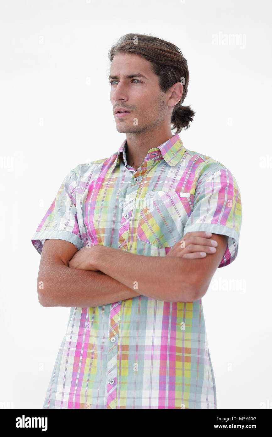 modern man , confidently looking forward Stock Photo - Alamy