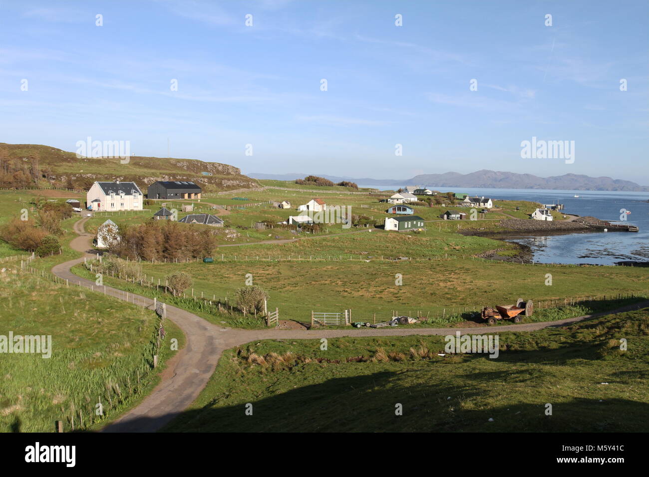Port Mor Isle of Muck Scotland May 2012 Stock Photo - Alamy