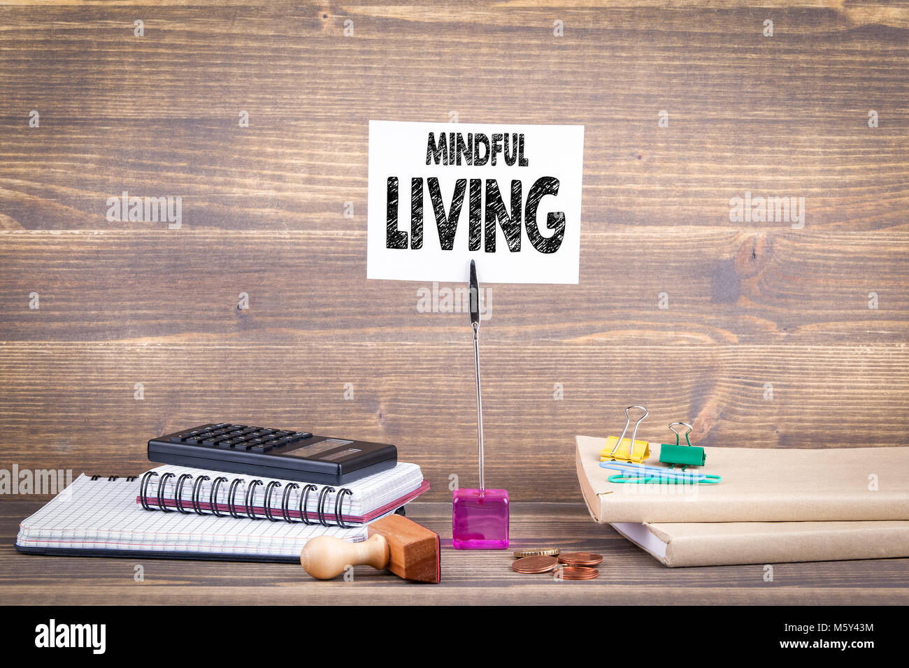 Mindful living sign hi-res stock photography and images - Alamy