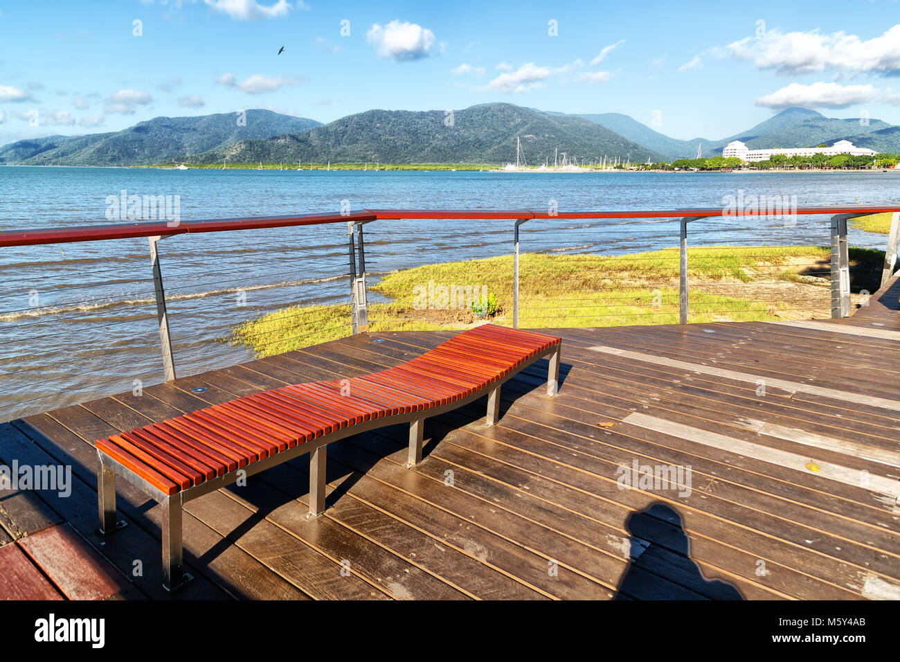 in australia pier for the boat and tourist in the ocean Stock Photo - Alamy