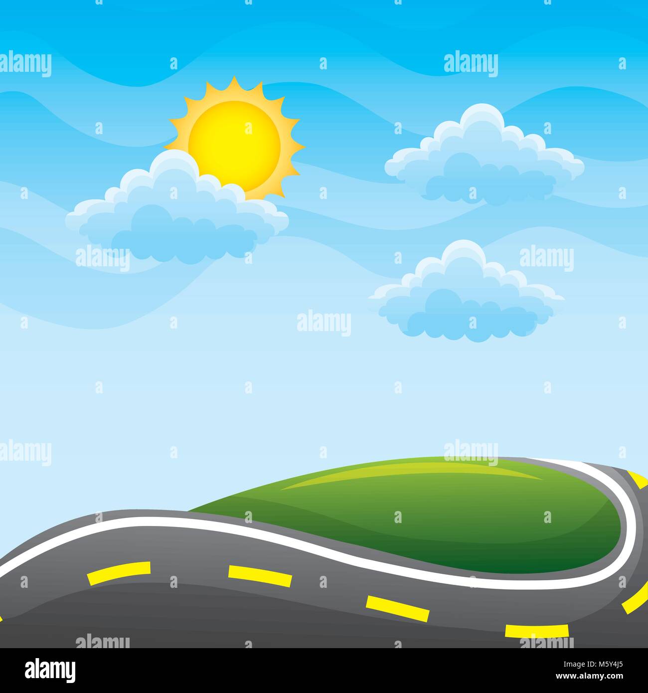 Paved street Stock Vector Images - Alamy