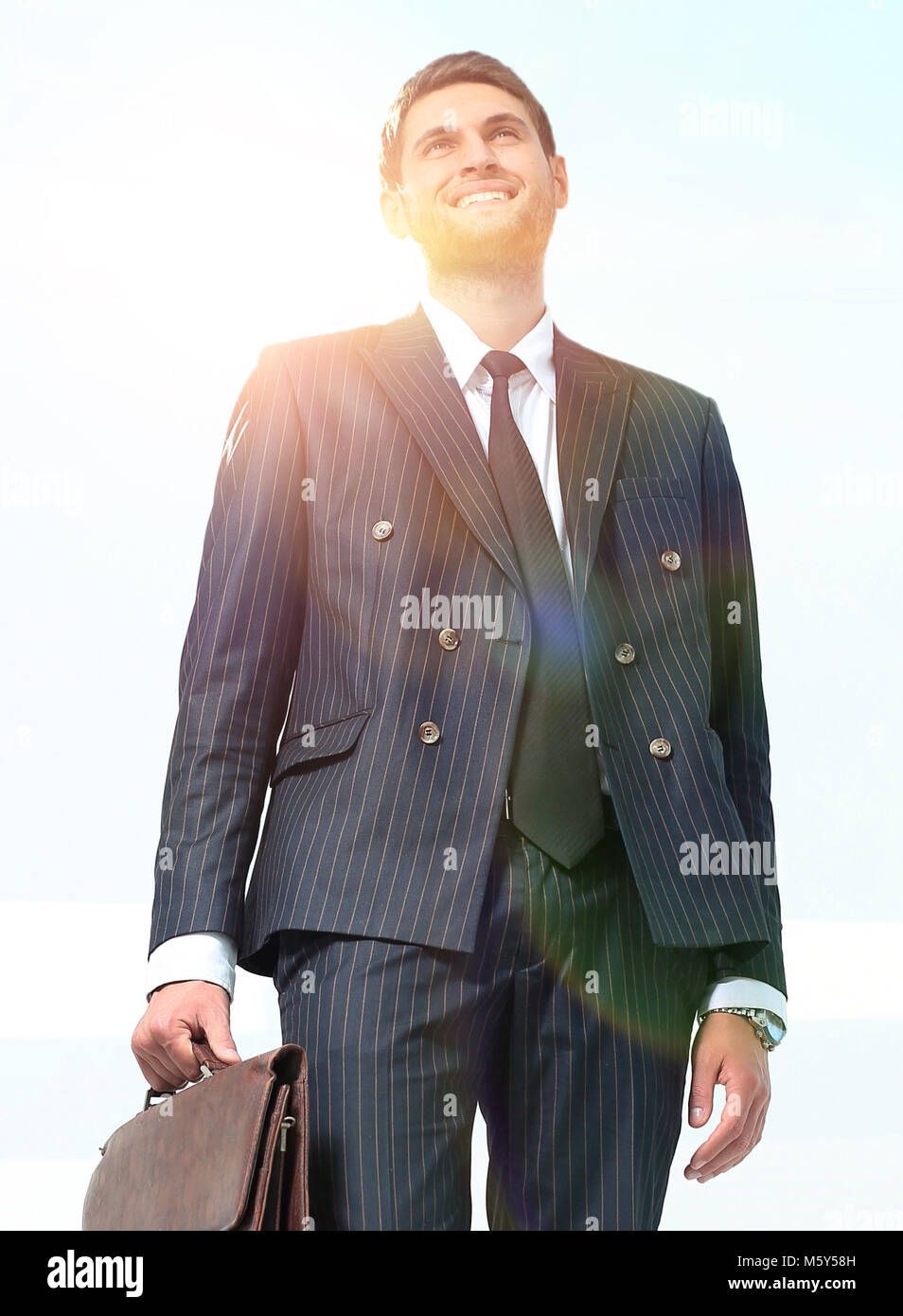 portrait of a successful lawyer isolated on white background Stock ...