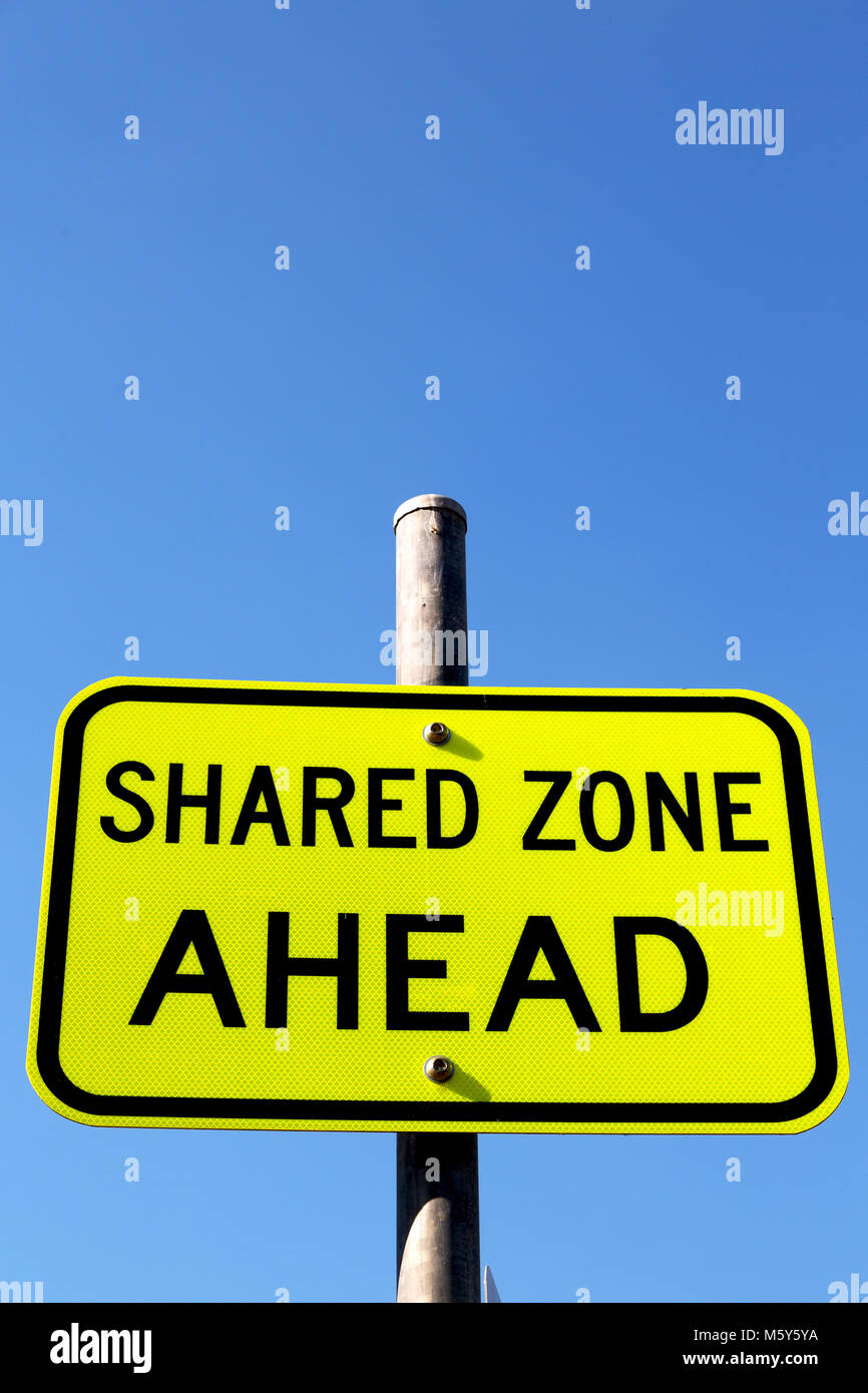 in australia the sign of shared zone ahead concept of safety in the ...