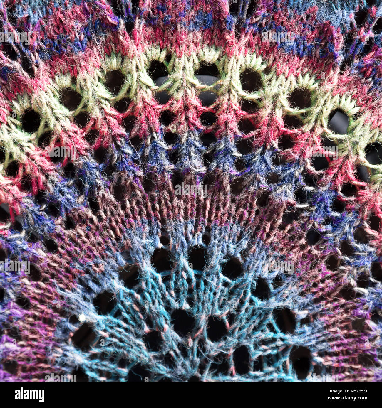 handmade crochet like abstract background multicolor Stock Photo - Alamy