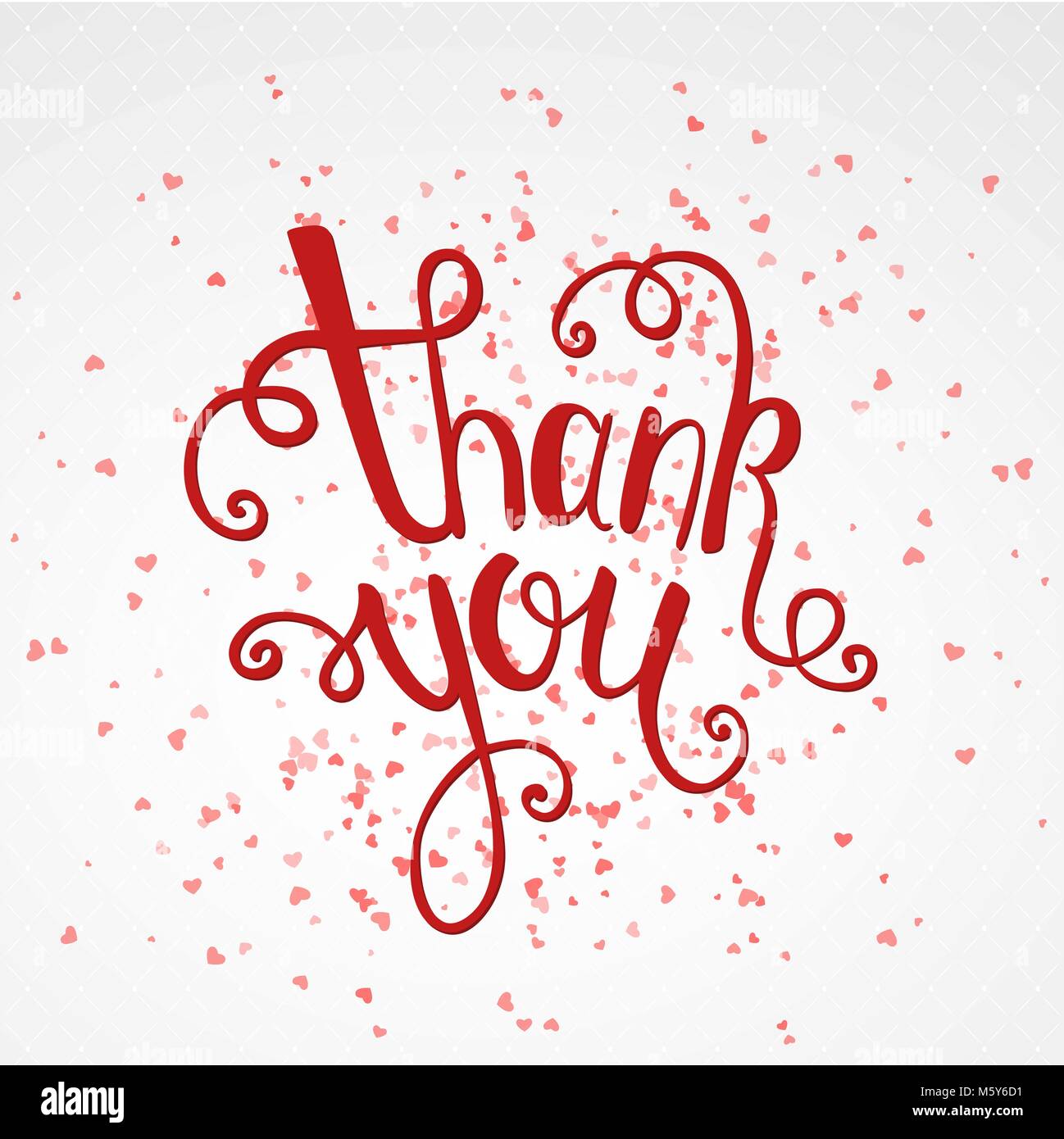 Thank You calligraphy. Brush painted letters Stock Vector Image & Art ...