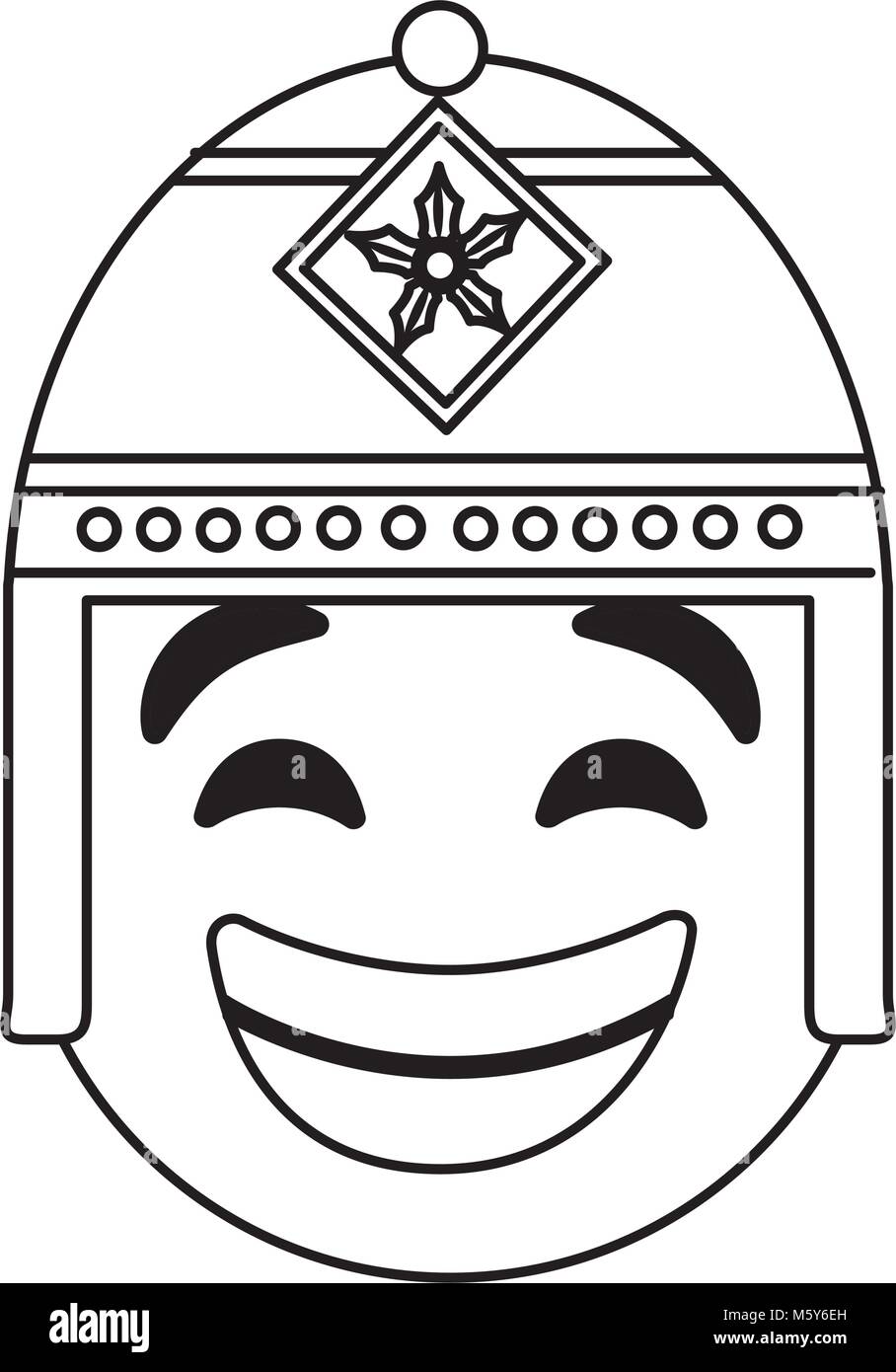 Exotic headdress Stock Vector Images - Alamy