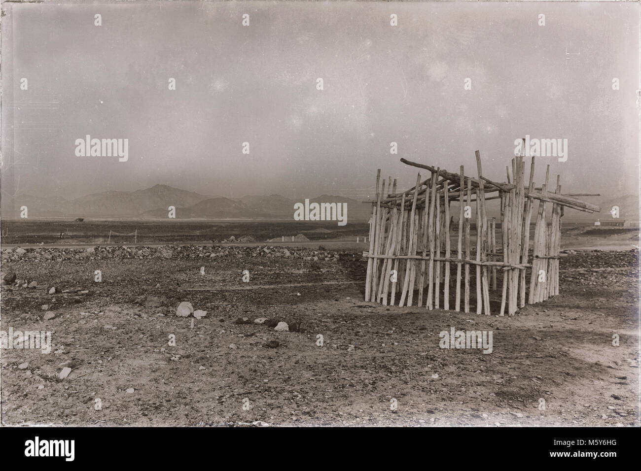 in ethiopia africa the poor house of people in the desert of stone ...