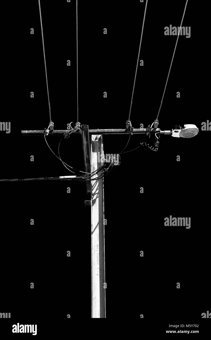 in australia the concept of power line with electrical pole in the ...