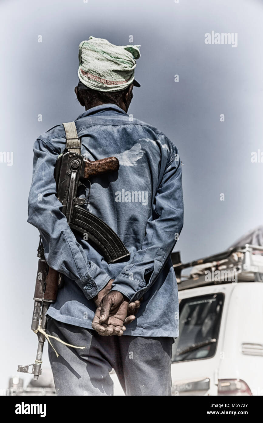 Ethiopia border guard hi-res stock photography and images - Alamy