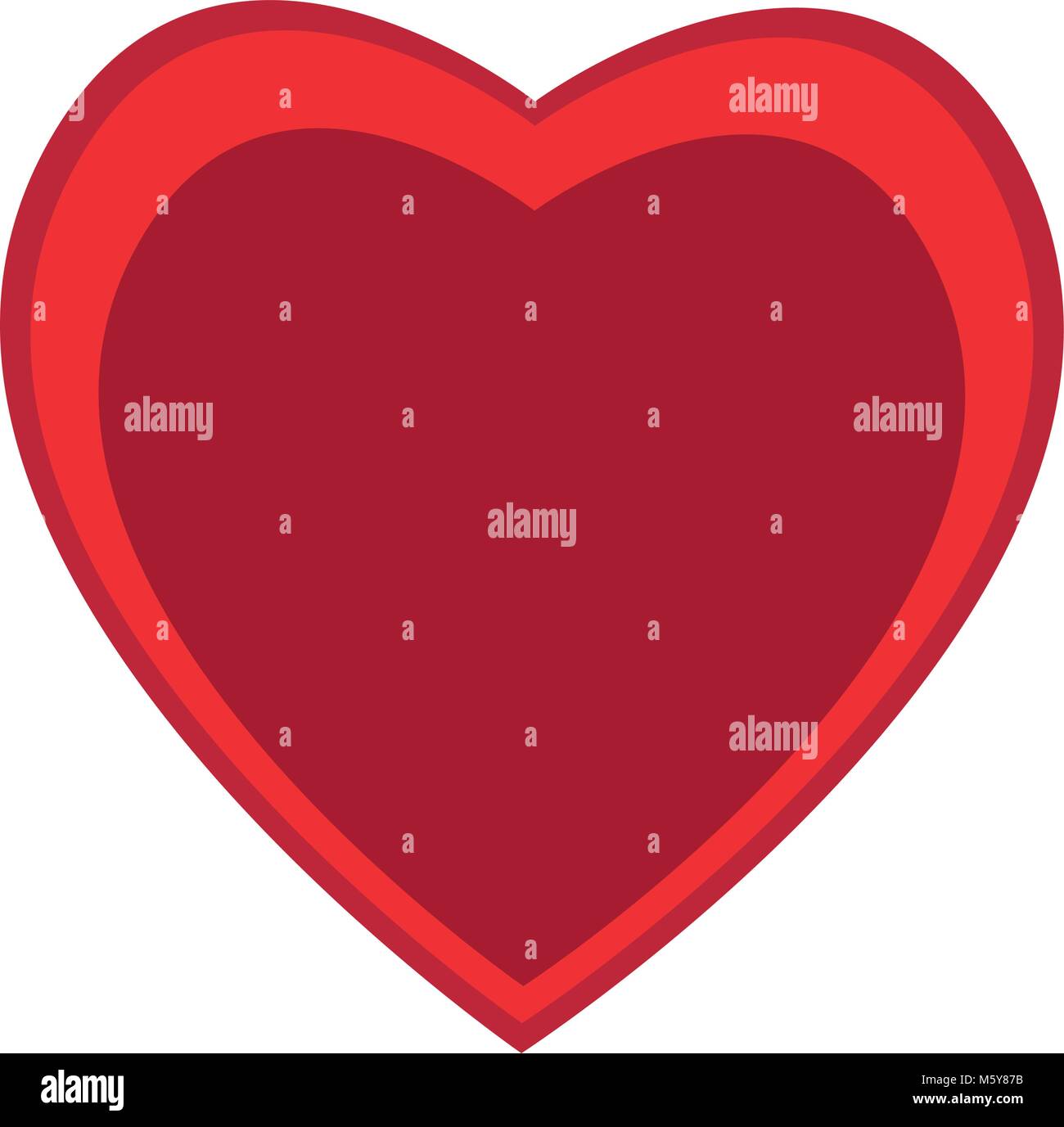 Isolated heart shape Stock Vector Image & Art - Alamy