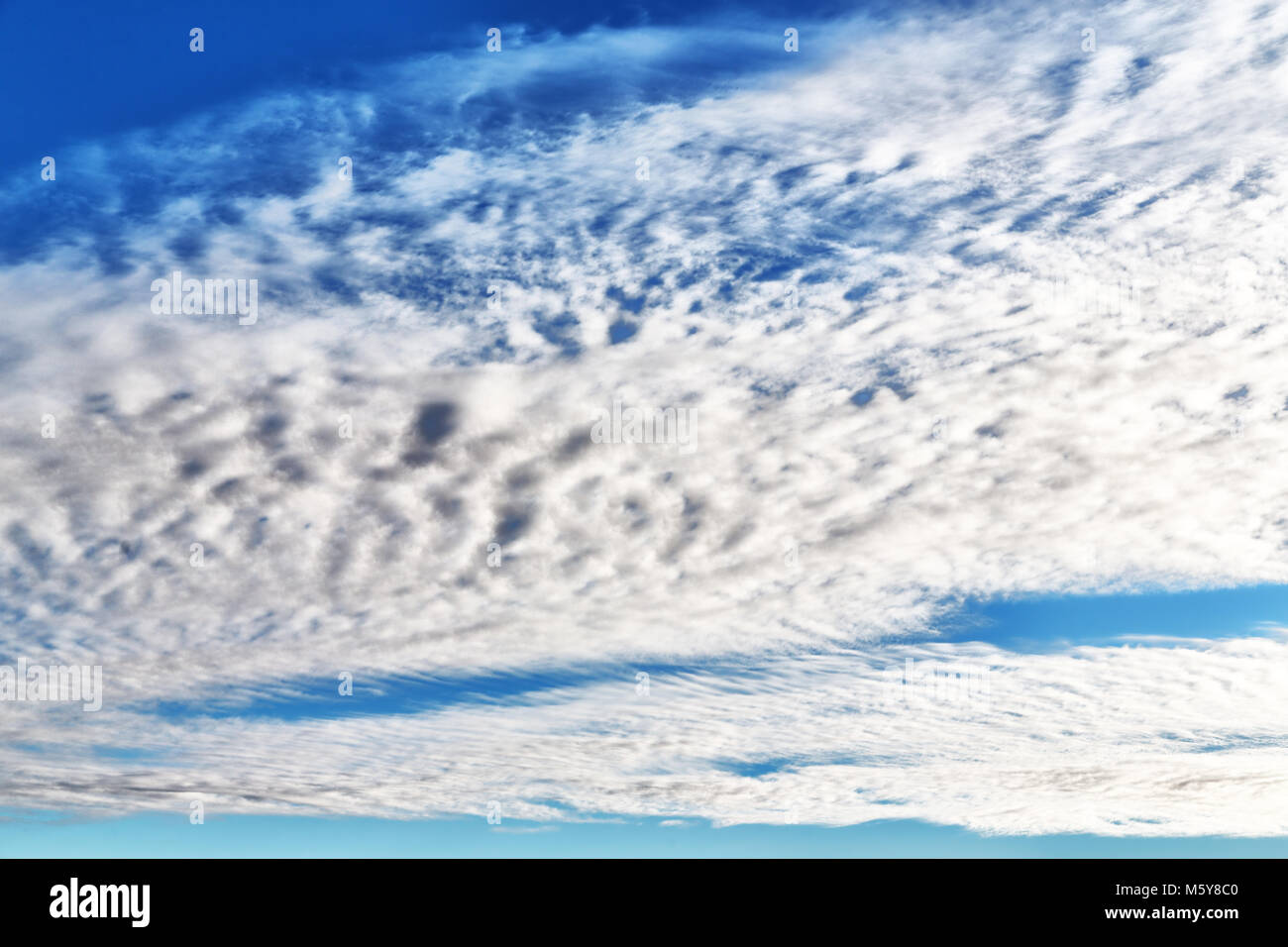 in australia the empty sky full of clouds like background texture Stock ...