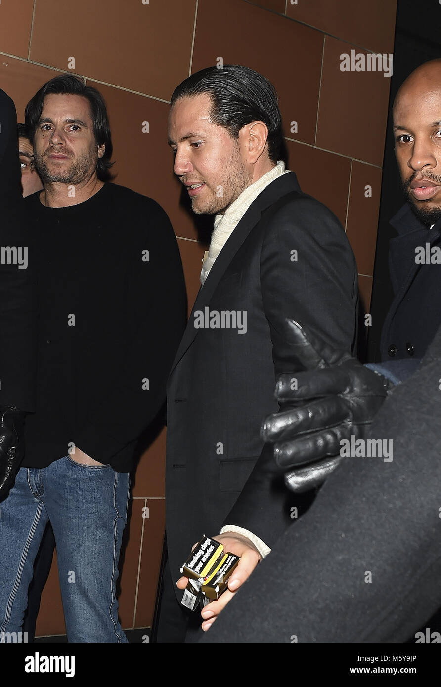 James Stunt leaves C London Featuring: James Stunt Where: London ...
