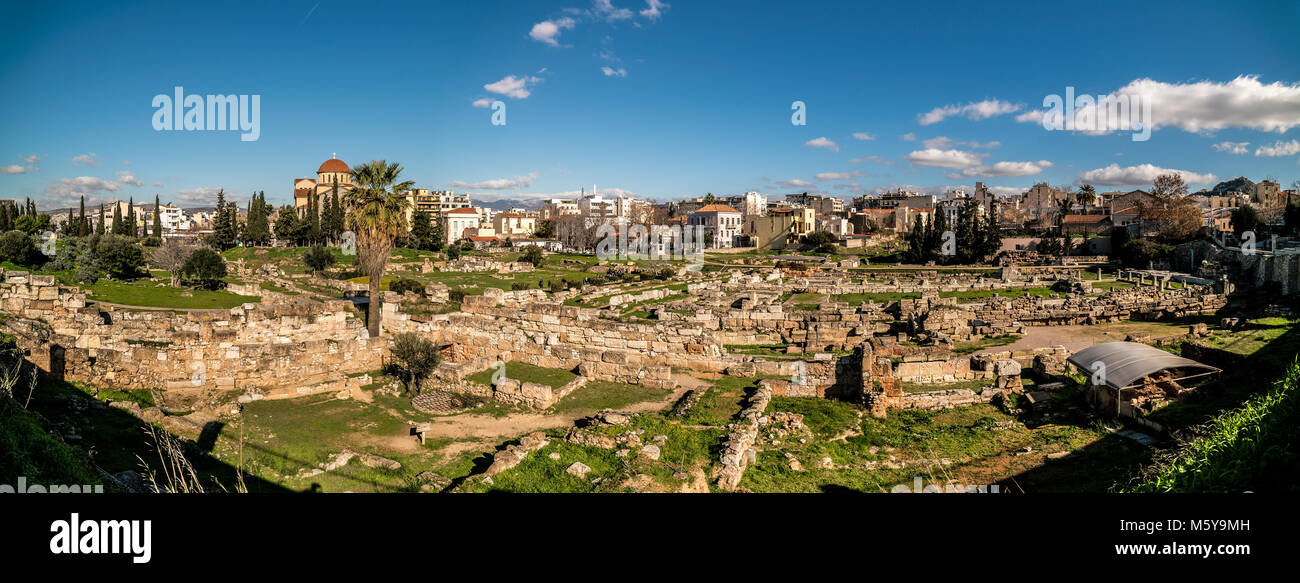 Kerameikos, Ancient Cemetery of Athens, Greece Stock Photo - Alamy