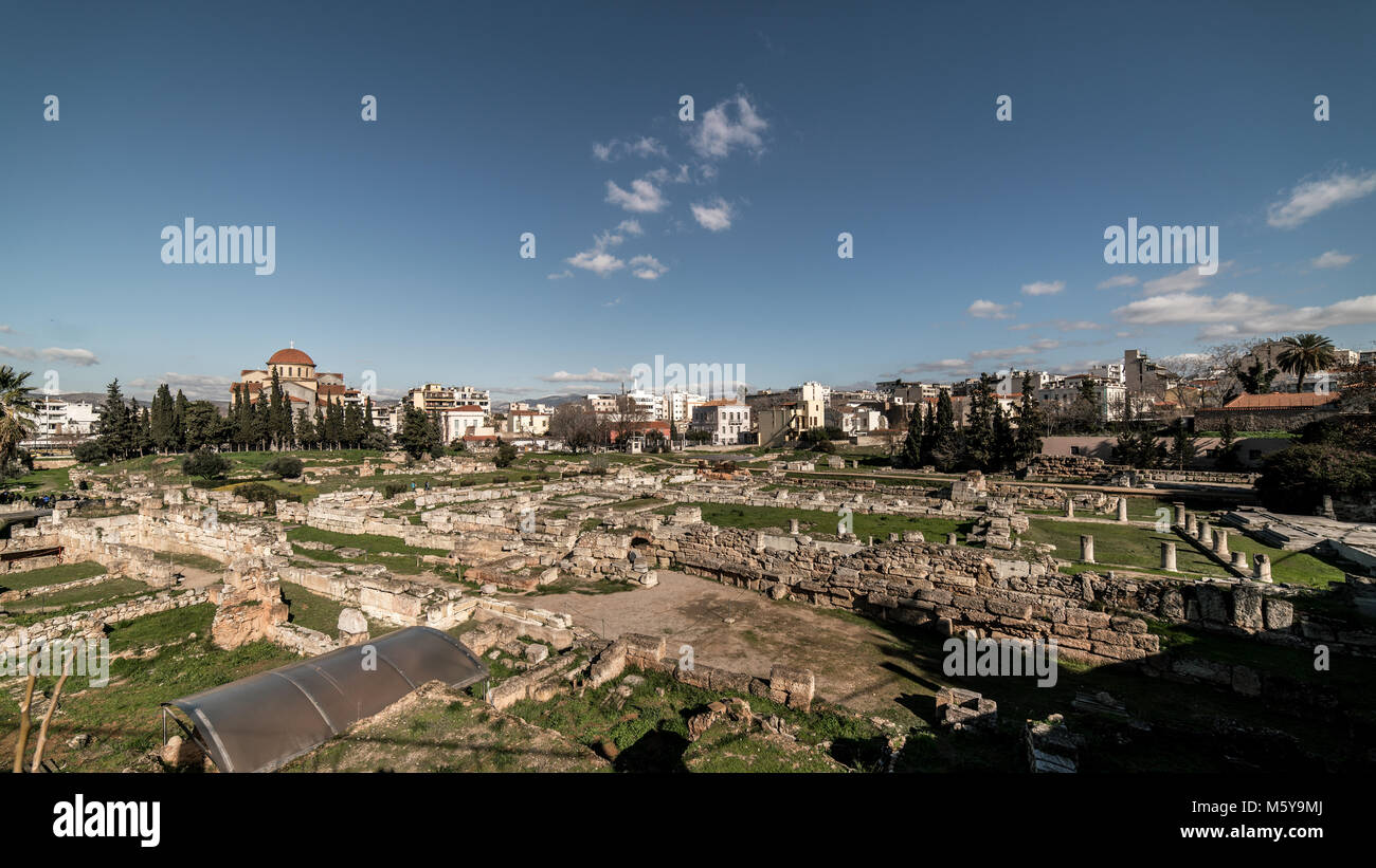 Kerameikos, Ancient Cemetery of Athens, Greece Stock Photo - Alamy