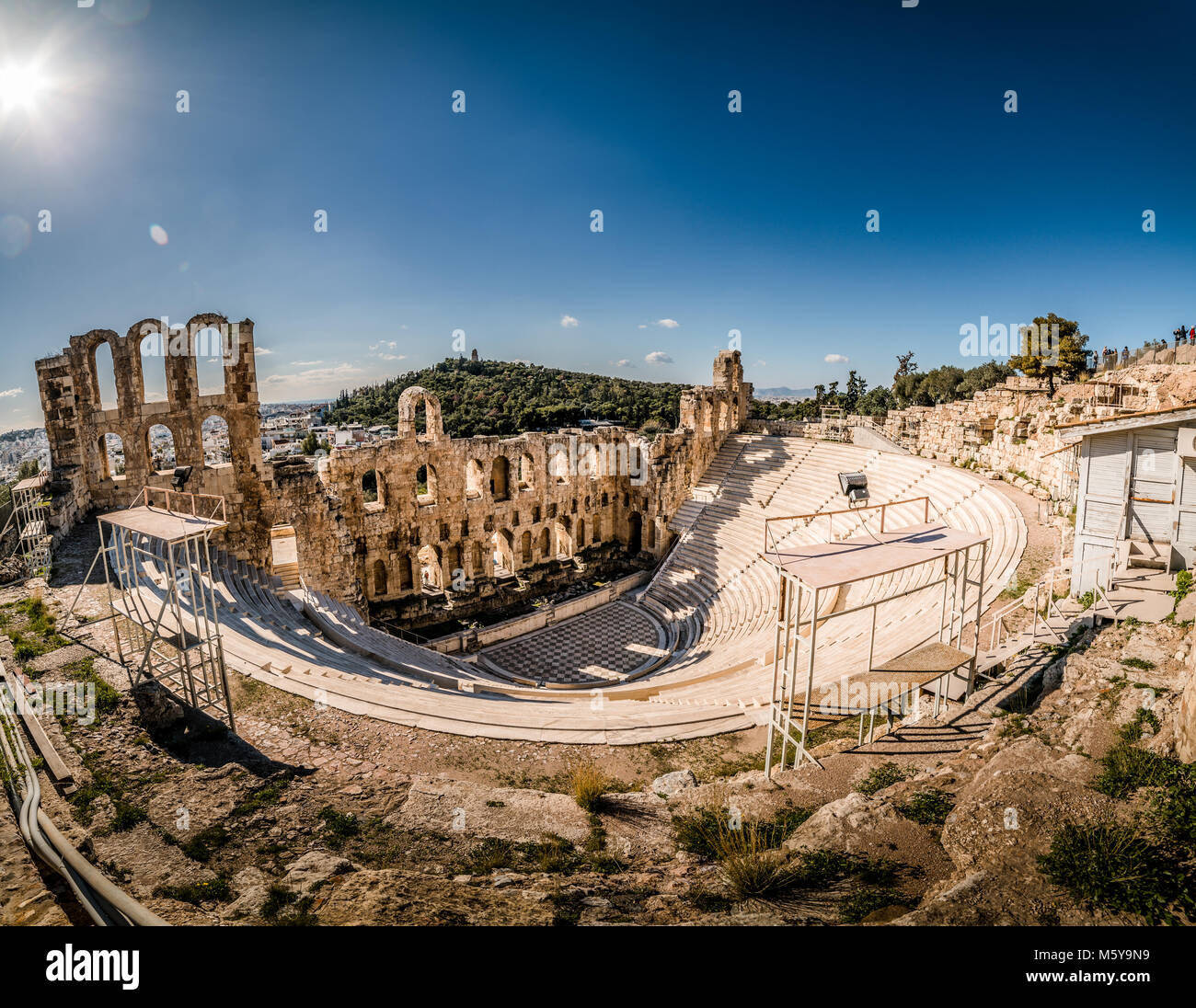 Theater of Herodes Atticus, Acropolis of Athens, Greece Stock Photo - Alamy