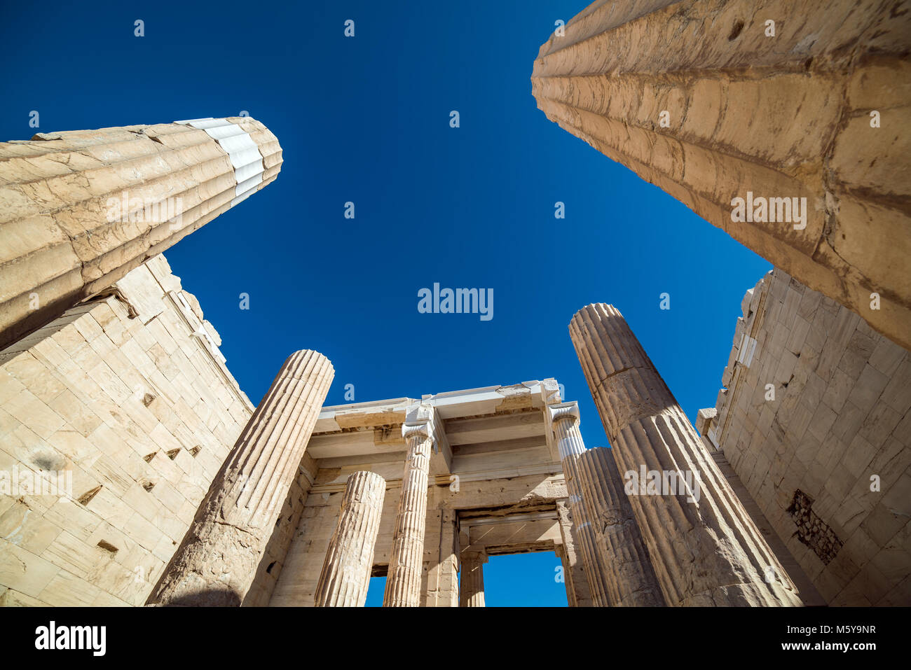 Details at Parthenon Acropolis of Athens Archaeological Place Stock ...