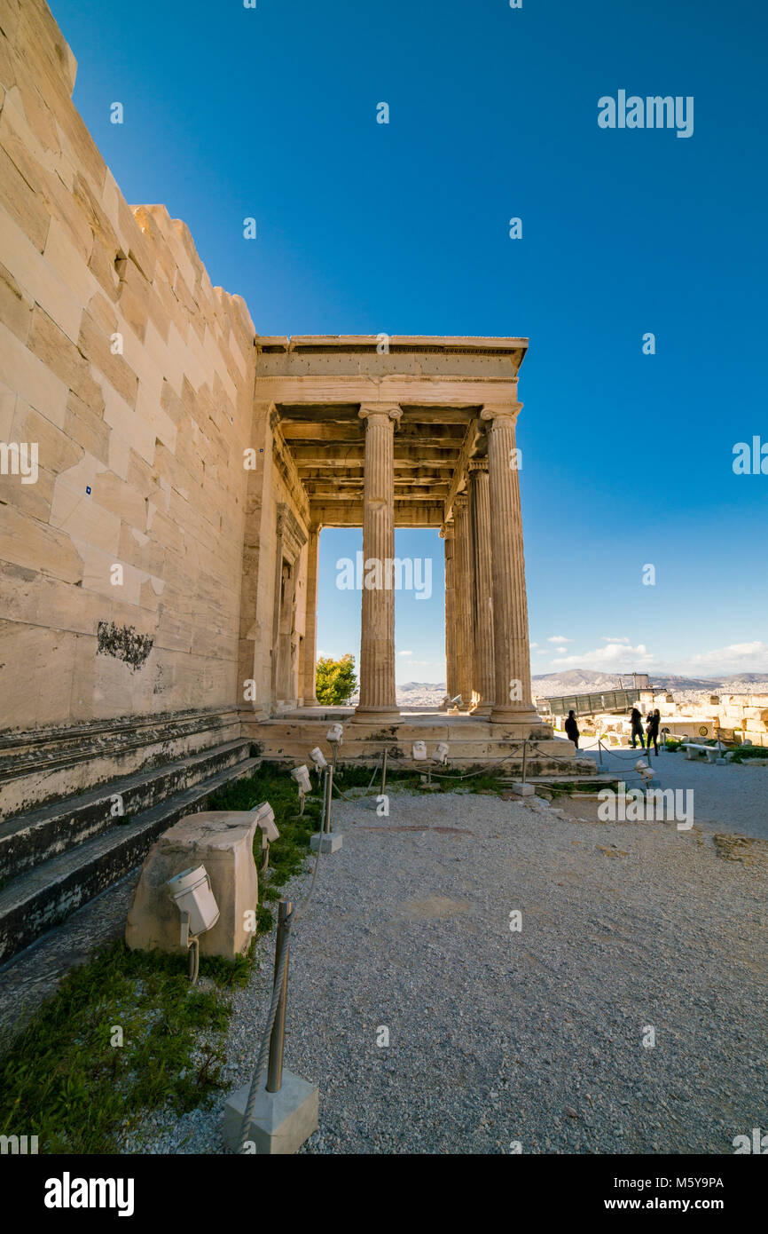 Details at Parthenon Acropolis of Athens Archaeological Place Stock ...