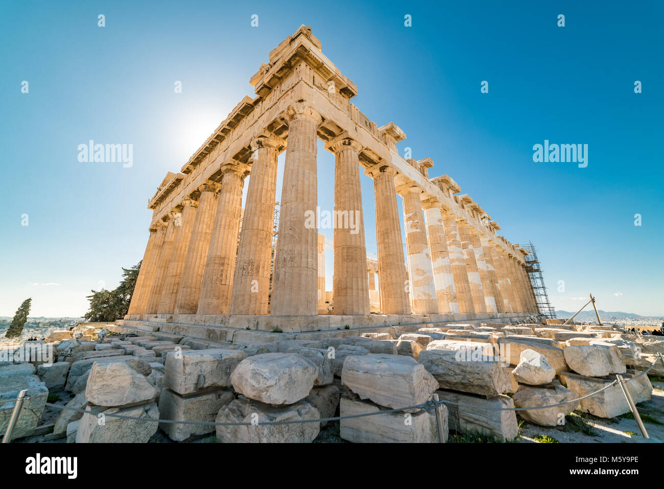 Parthenon Acropolis of Athens Archaeological Place Stock Photo - Alamy