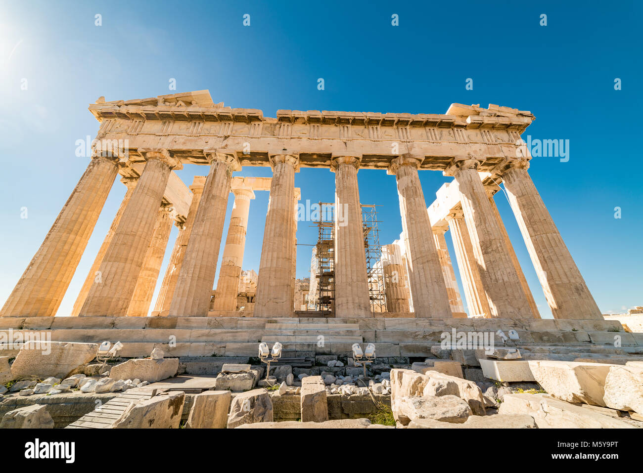 Parthenon Acropolis of Athens Archaeological Place Stock Photo - Alamy