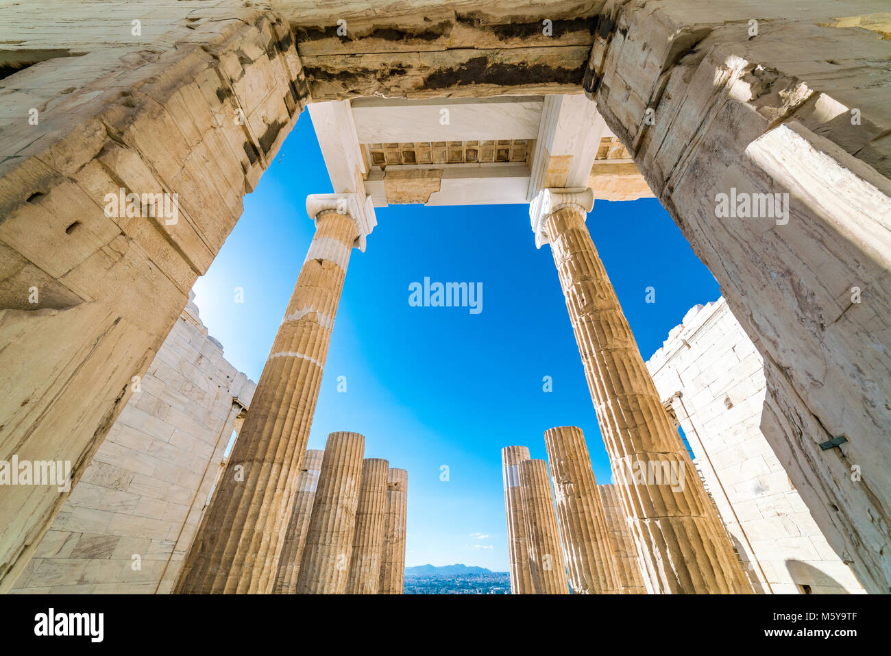 Details at Parthenon Acropolis of Athens Archaeological Place Stock ...