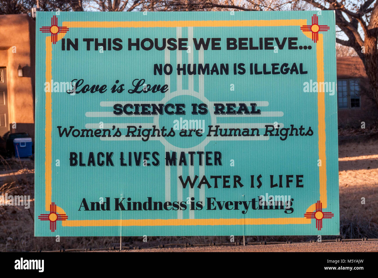 humanitarian, ethical signage Stock Photo - Alamy