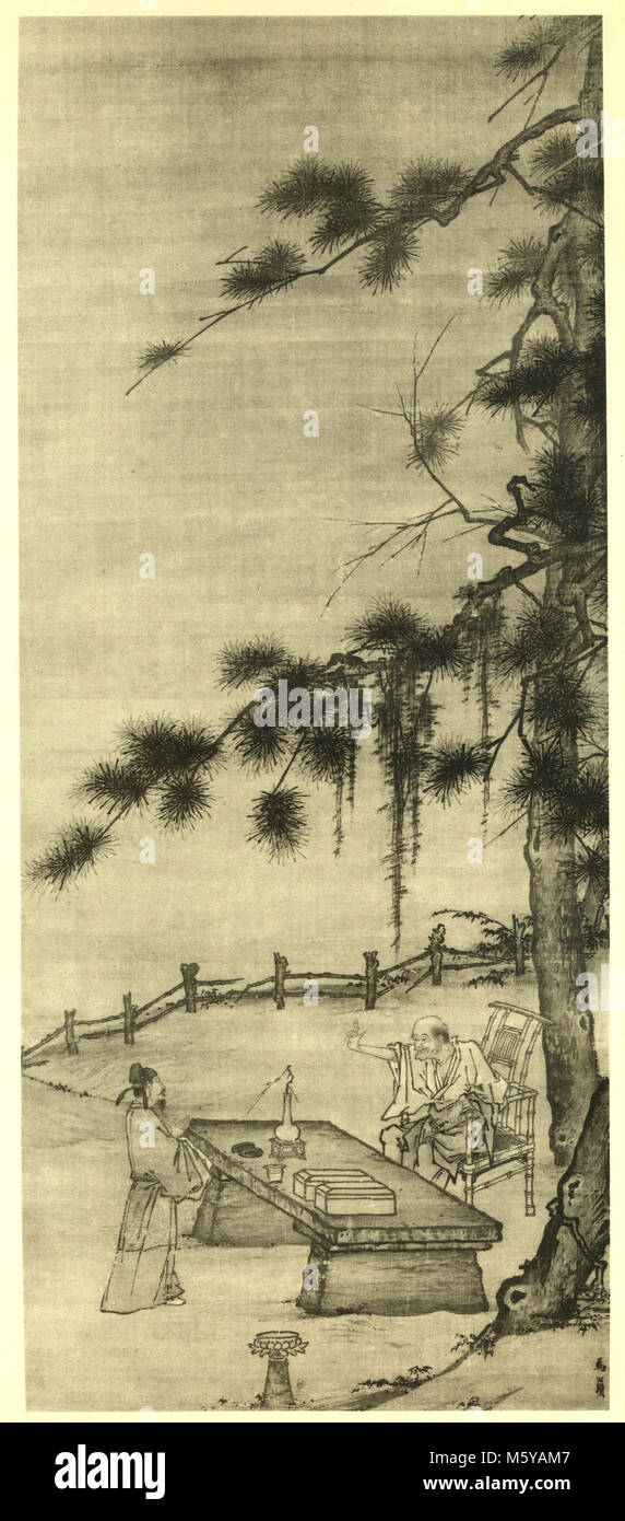 Li Ao and Yaoshan Weiyan are debating, Artist Ma Gongxian, 13rd Century ...