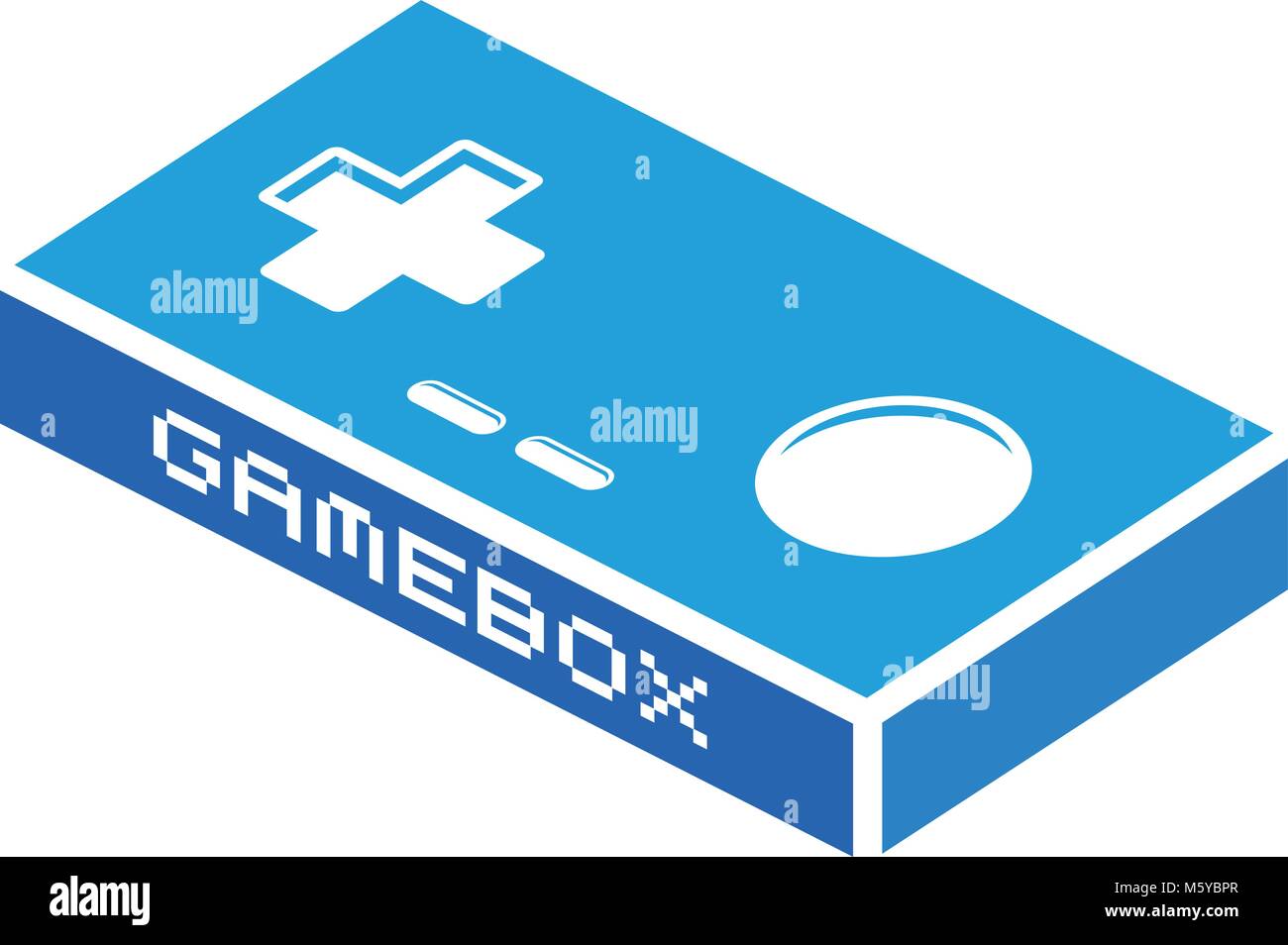 video game joystick console theme logo template vector Stock Vector ...