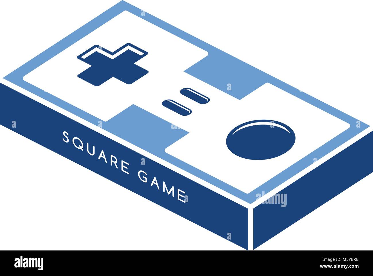 video game joystick console theme logo template vector Stock Vector ...