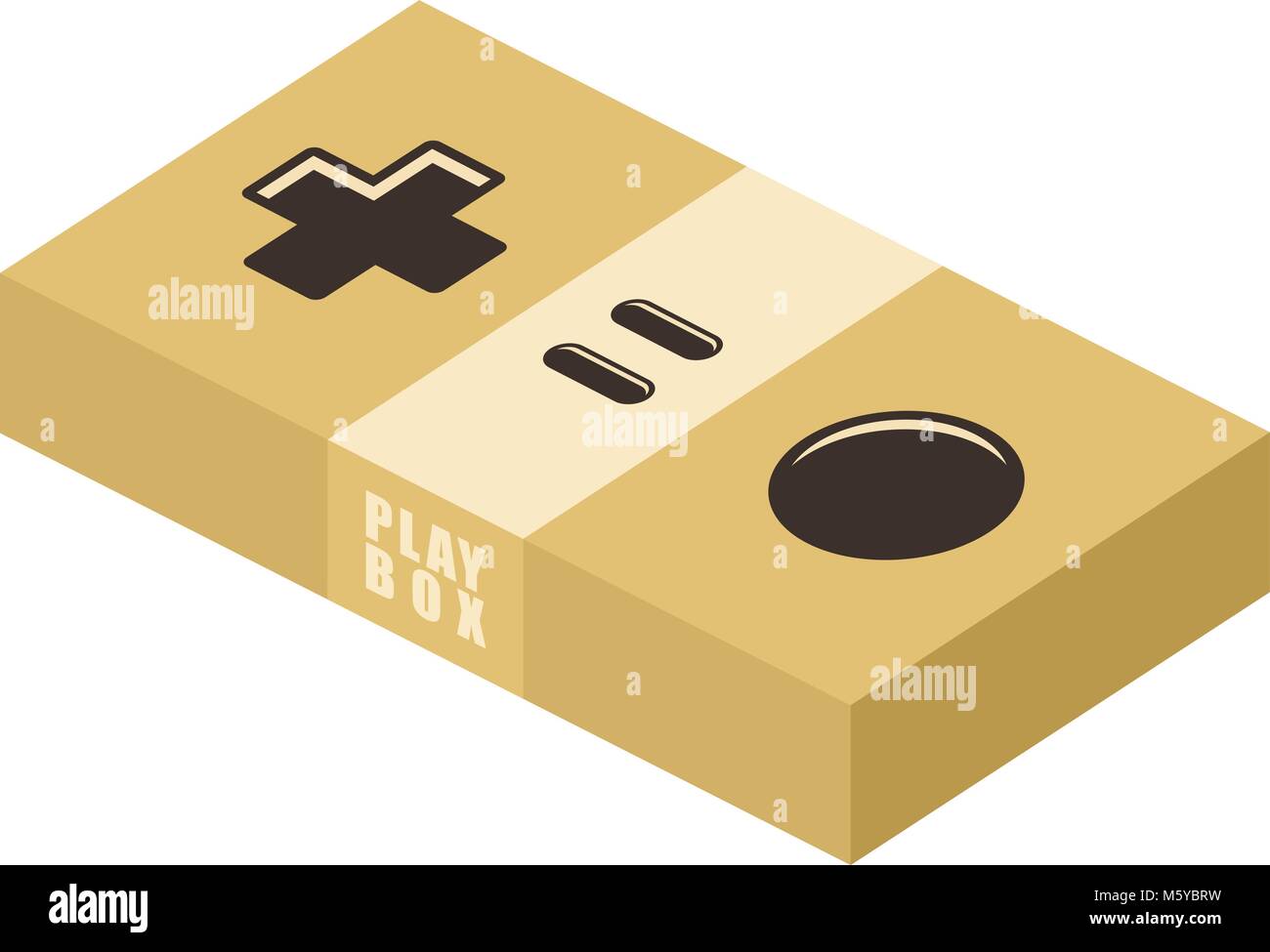 video game joystick console theme logo template vector Stock Vector ...