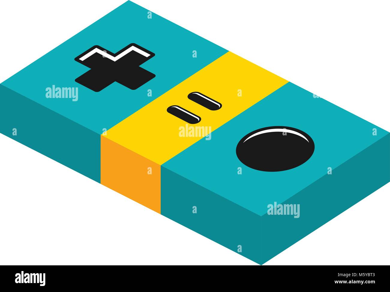 video game joystick console theme logo template vector Stock Vector ...