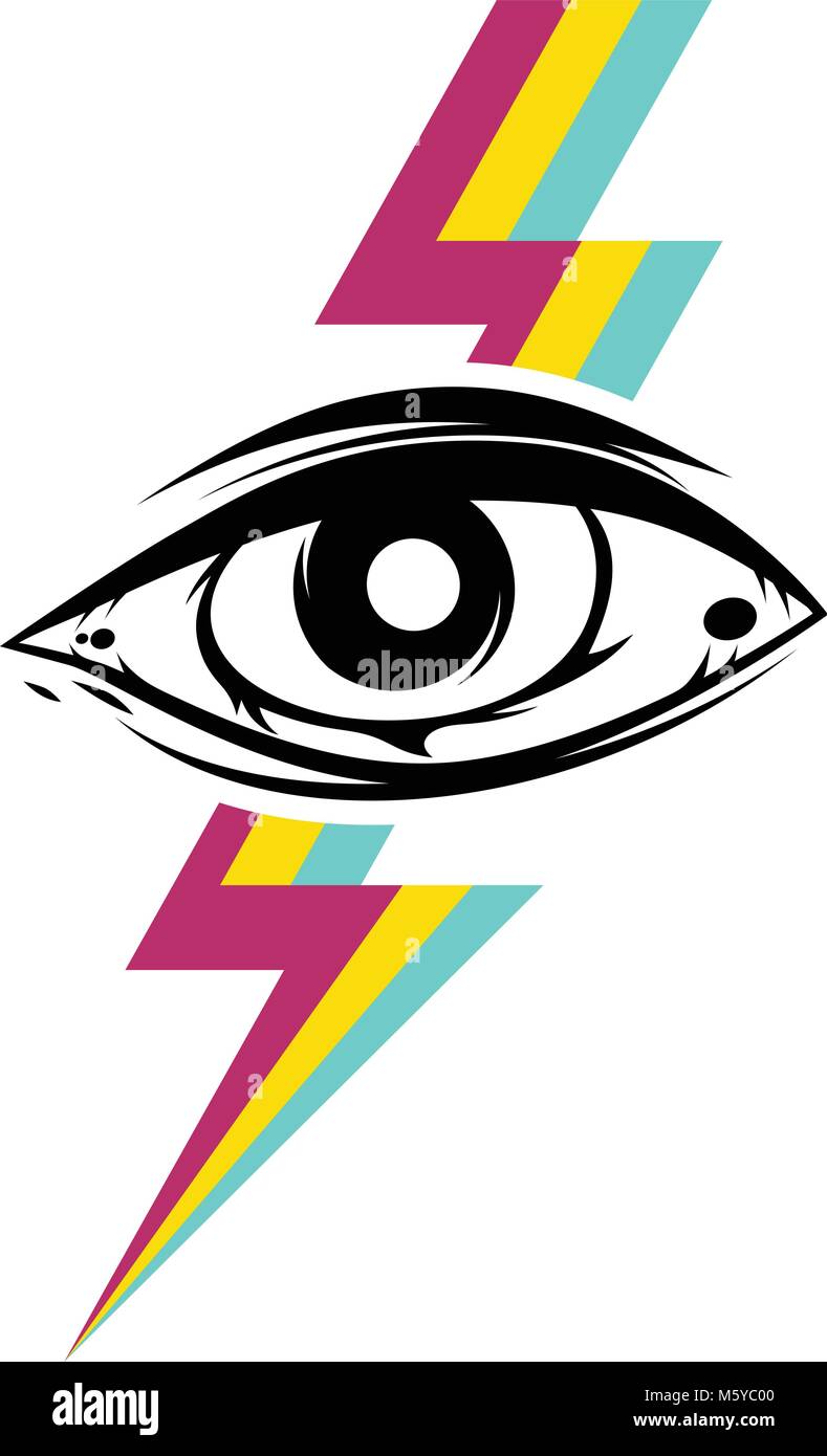 one eye theme sign template vector art Stock Vector Image & Art - Alamy