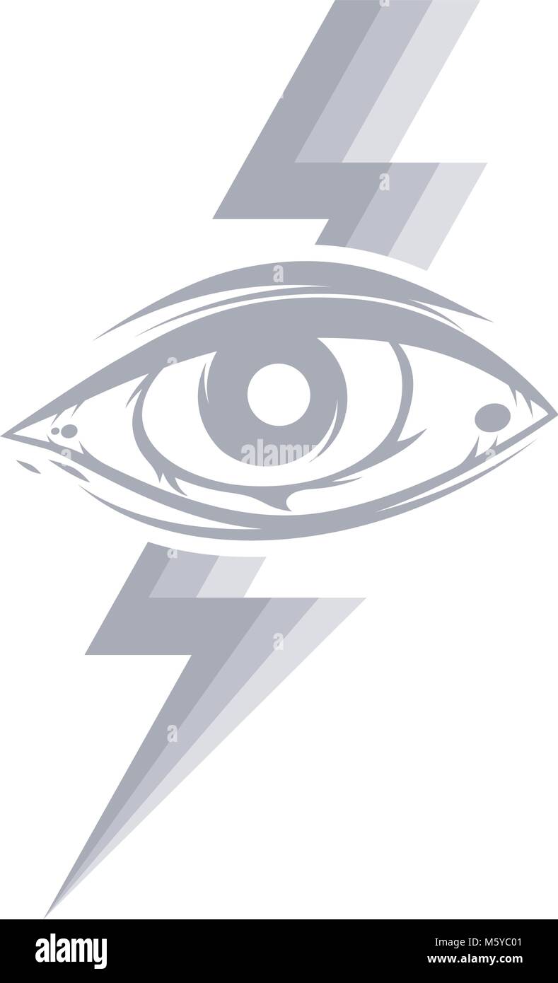 one eye theme sign template vector art Stock Vector Image & Art - Alamy