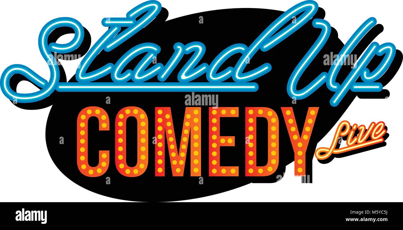 Stand Up Comedy Open Mic Vector Art Illustration Stock Vector Image And Art Alamy