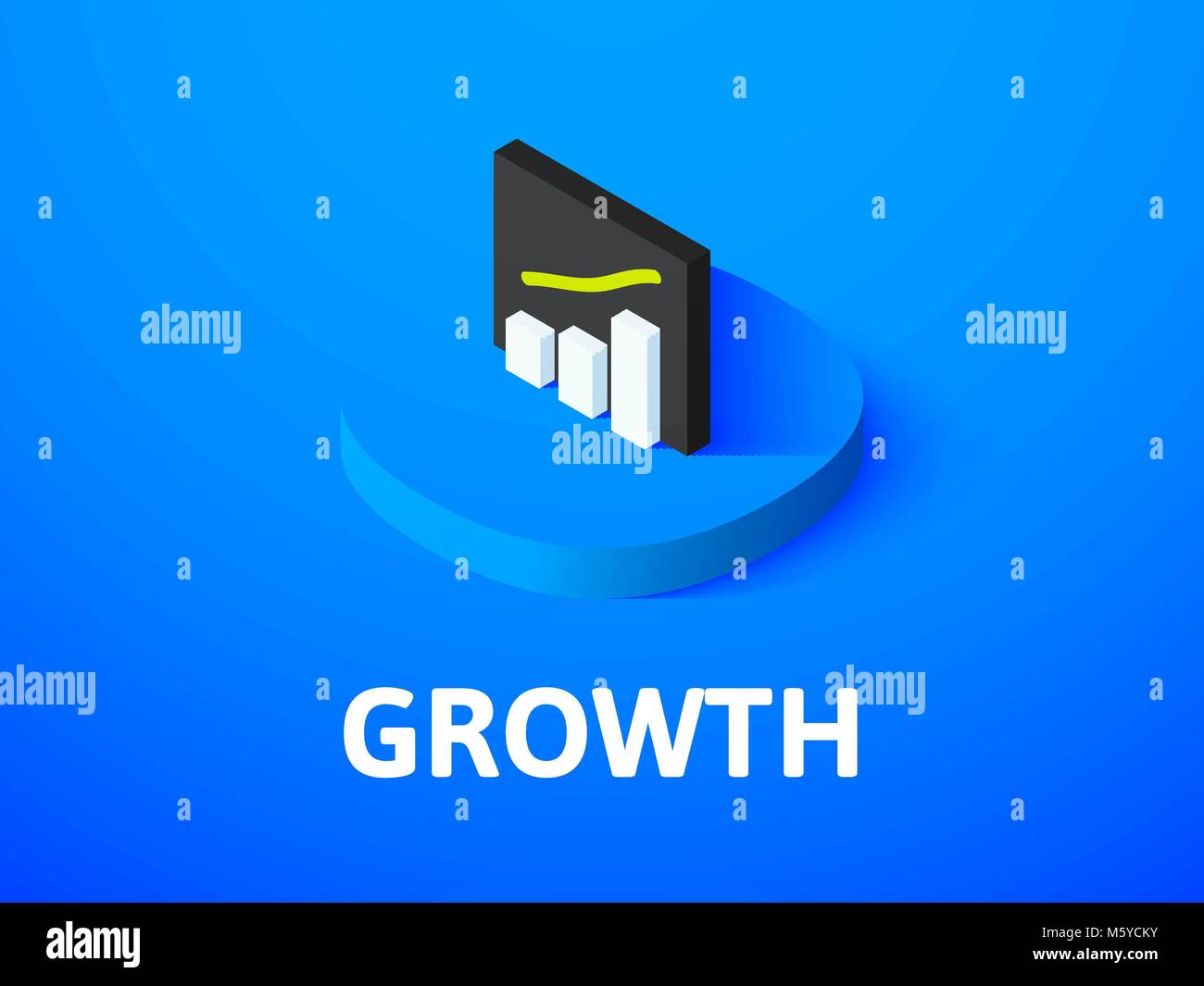 Growth up arrow icon hi-res stock photography and images - Alamy