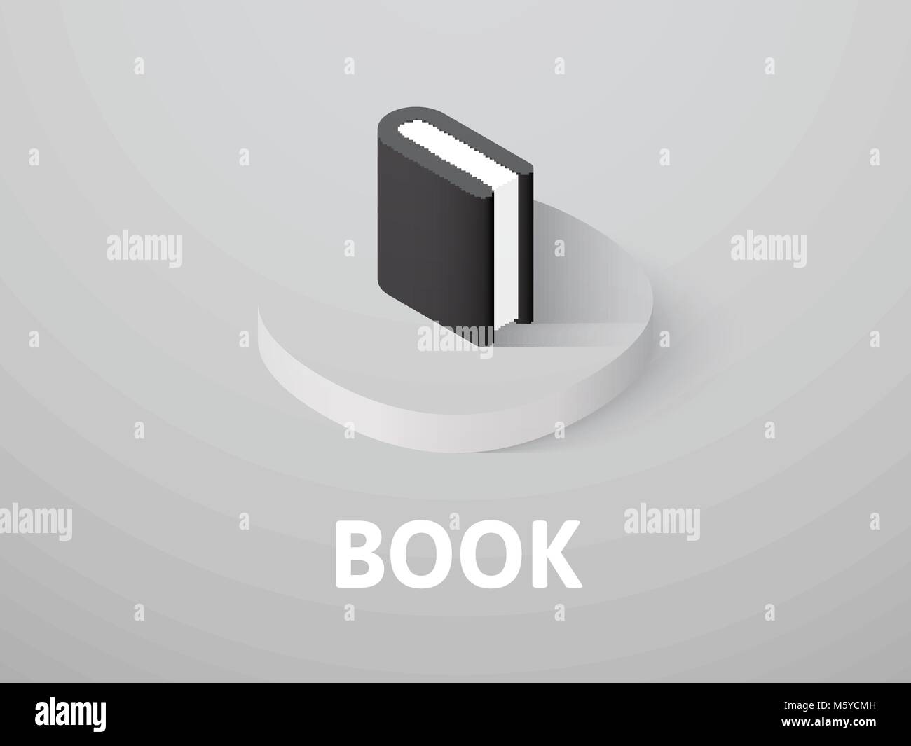 Flat book stack on Stock Vector Images - Alamy