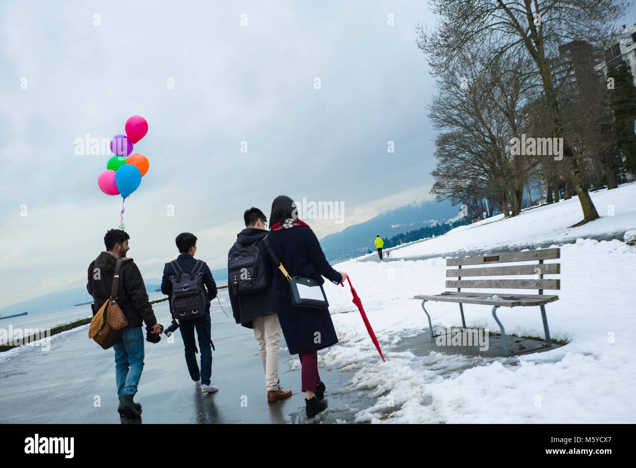 Cold birthday walk Stock Photo - Alamy