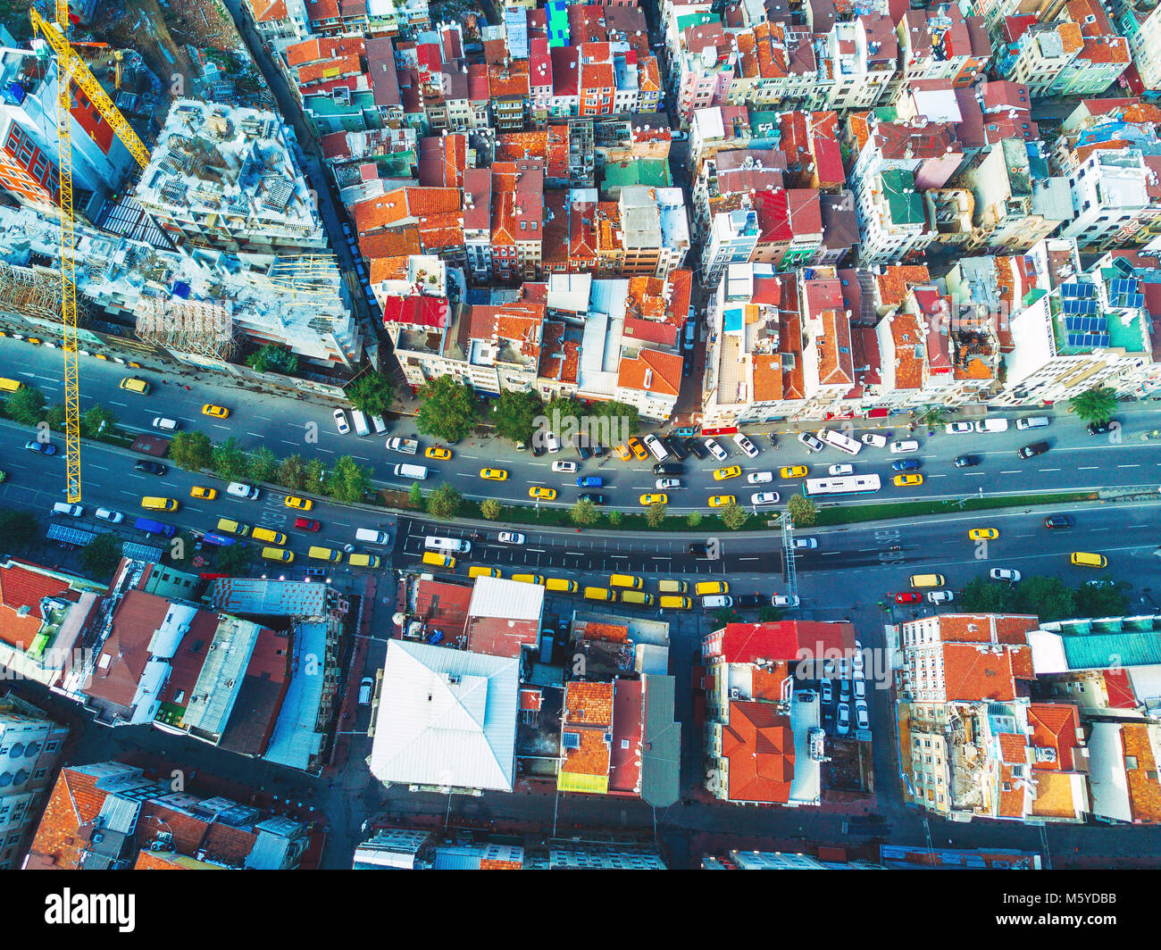 Cityscape Istanbul, Turkey. Photo from the bird's-eye view Stock Photo ...