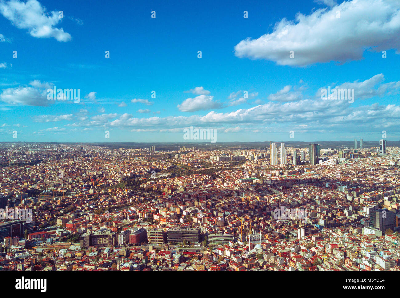 Cityscape Istanbul, Turkey. Photo from the bird's-eye view Stock Photo ...